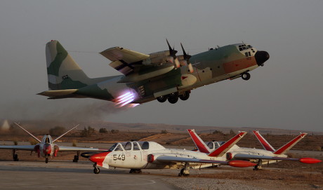 Israeli Air Force C130 Hercules Transport Editorial Stock Photo - Stock ...