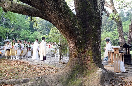 Japanese Yamabushi Mountain Ascetic Shoots Sacred Editorial Stock Photo ...