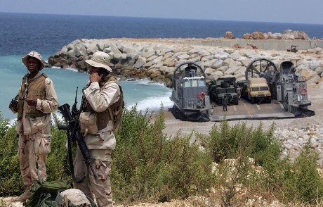 Us Soldiers Dbayeh Port North Beirut Editorial Stock Photo - Stock ...