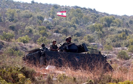 Lebanese Soldiers Arrive Village Bayada South Editorial Stock Photo ...
