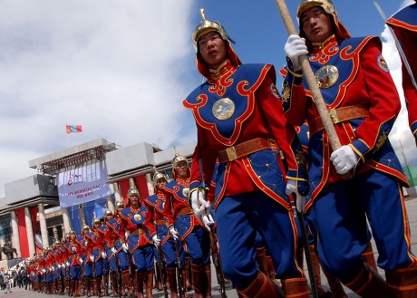 Mongolian President Natsagyn Bagabandi C Attends Editorial Stock Photo ...