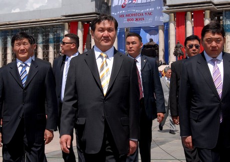 Mongolian President Natsagyn Bagabandi C Attends Editorial Stock Photo ...