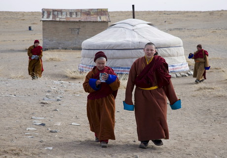 Lama Buddhist Monks Prepare Another Day Editorial Stock Photo - Stock ...