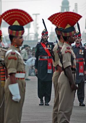 Akistani Rangers Black Uniform Perform During Editorial Stock Photo ...