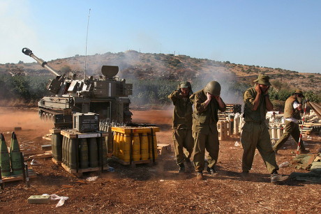 Israeli Artillery Keep Firing 155mm Shells Editorial Stock Photo ...