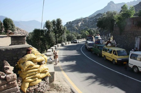 People Flee Mingora Main Town Restive Editorial Stock Photo - Stock ...