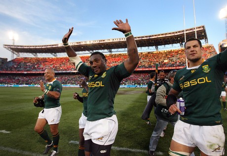 Springbok Players Adi Jacobs L Tendai Editorial Stock Photo - Stock ...