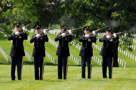 Firing Party 3rd Us Infantry Old Editorial Stock Photo - Stock Image ...
