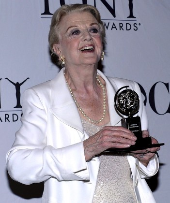 British Actress Angela Lansbury After Winning Editorial Stock Photo ...