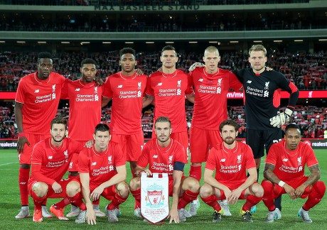 Liverpool Fc Players Line Their Team Editorial Stock Photo - Stock ...