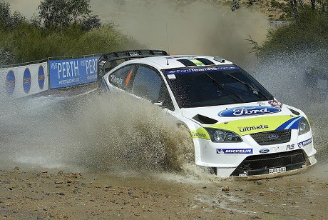 Ford Driver Roman Kresta On Special Editorial Stock Photo - Stock Image ...