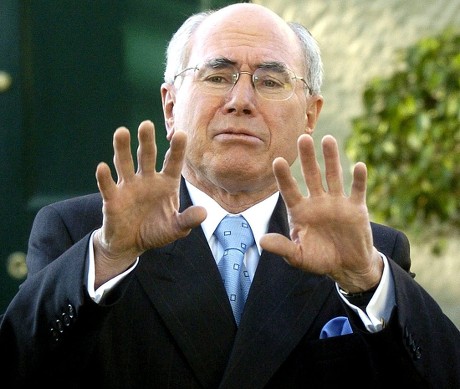 Australian Prime Minister John Howard During Editorial Stock Photo ...