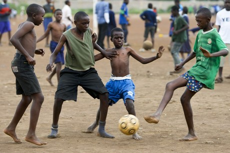 Boys Local Slum Soccer Teams Compete Editorial Stock Photo - Stock ...