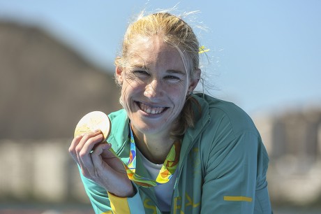 Kim Brennan Australia Poses Her Gold Editorial Stock Photo - Stock ...