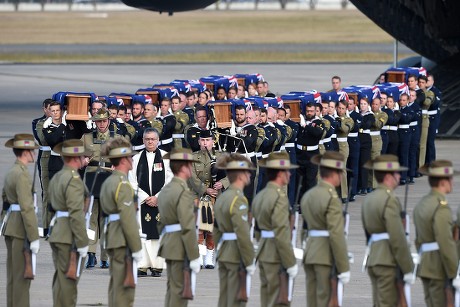 Repatriation Ceremony For Australian Military Servicemen in Sydney, New ...