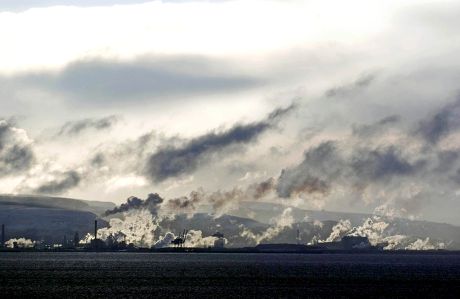 Smoke Rising Into Sky Corus Steelworks Editorial Stock Photo - Stock ...