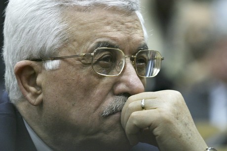 Mahmoud Abbas Secretarygeneral Plo Executive Committee Editorial Stock ...