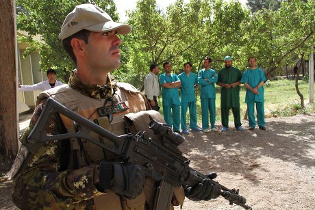 Italian Soldier Natos International Security Assistance Editorial Stock ...