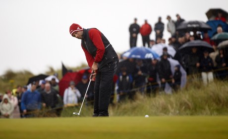 Spaniard Sergio Garcia Wears Woolly Hat Editorial Stock Photo - Stock ...