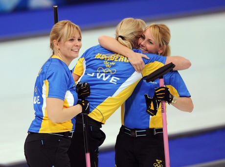 German Curler Daniel Herberg Delivers Rock Editorial Stock Photo ...