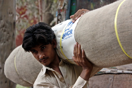 Flood Victims Receive Relief Goods Including Editorial Stock Photo ...