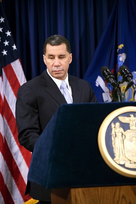 New York Governor David Paterson Prepares Editorial Stock Photo - Stock ...