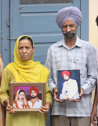 Surjit Kaur L Mother Narinder Singh Editorial Stock Photo - Stock Image ...