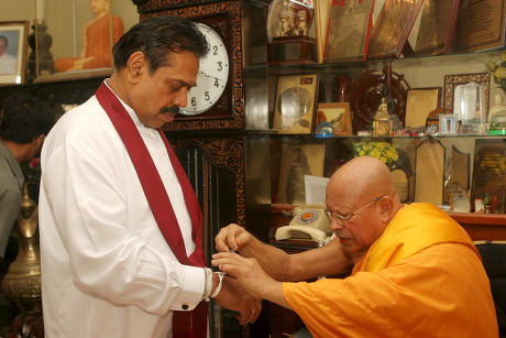 Newly Elected Sri Lankan President Mahinda Editorial Stock Photo ...