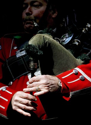 Bagpipe Player New York City Fire Editorial Stock Photo - Stock Image ...