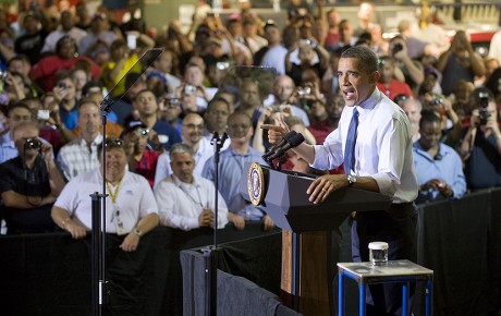Us President Barack Obama Greets Ford Editorial Stock Photo - Stock ...