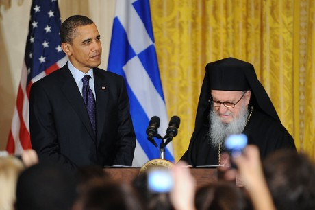 Us President Barack Obama L Listens Editorial Stock Photo - Stock Image ...