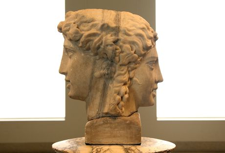 Rare Two Headed Roman Bust Found Editorial Stock Photo - Stock Image ...