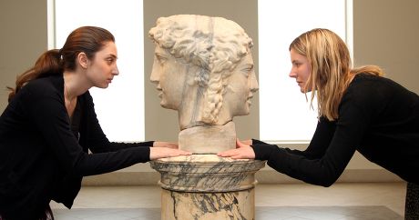 Rare Two Headed Roman Bust Found Editorial Stock Photo - Stock Image ...