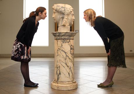 Rare Two Headed Roman Bust Found Editorial Stock Photo - Stock Image ...
