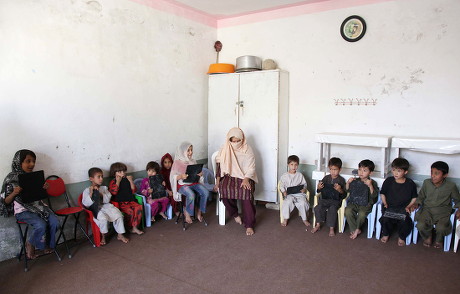 Afghan Orphans Attend Class Orphanage Kabul Editorial Stock Photo ...