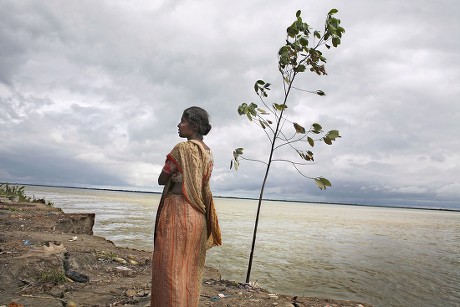 Puspa Rani Roy Stands Edge Her Editorial Stock Photo - Stock Image ...