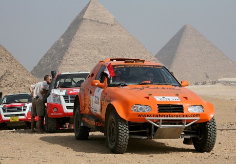 Egypts Driver Omar Hani His Codriver Editorial Stock Photo - Stock ...