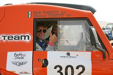 Italys Driver Roberto Tonetti His Codriver Editorial Stock Photo ...