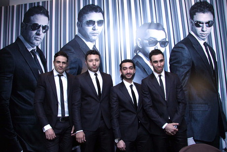 Members Egyptian Pop Band Wama Pose Editorial Stock Photo - Stock Image ...