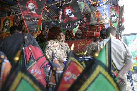 Iraqi Vendor Sells Portraits Imam Hussein Editorial Stock Photo - Stock ...
