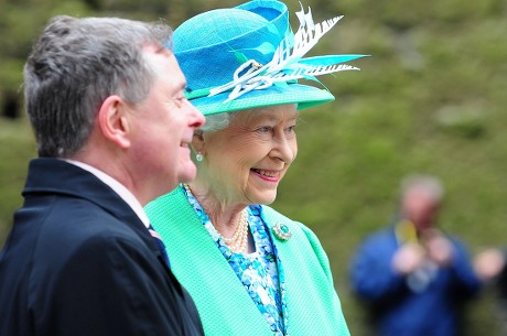 Britains Queen Elizabeth Ii R Accompanied Editorial Stock Photo - Stock ...