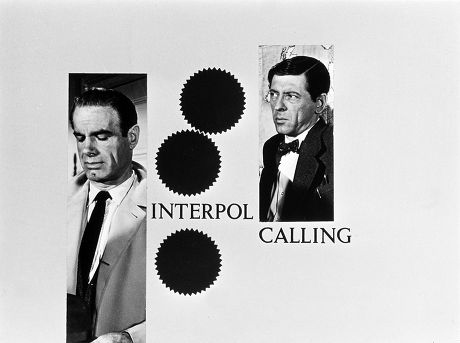 Interpol Calling Tv 1959 Charles Korvin Editorial Stock Photo - Stock ...
