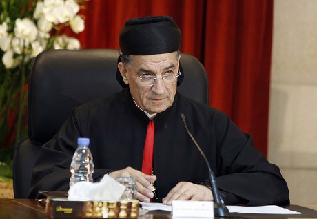 Lebanese Maronite Patriarch Bishara Boutros Alrai Editorial Stock Photo ...