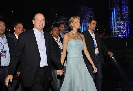 Newlyweds Prince Albert Ii Monaco L Editorial Stock Photo - Stock Image ...
