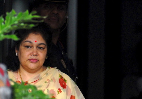 Nepals Queen Komal Returns After Visiting Editorial Stock Photo - Stock ...