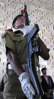 Pakistani Army Cadets Stand Attention During Editorial Stock Photo ...
