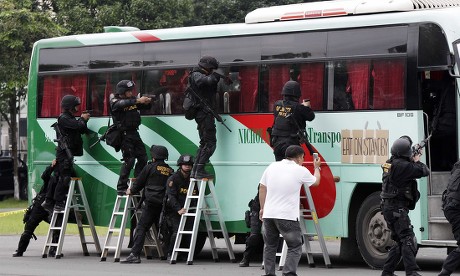 Filipino Police Special Weapons Tactics Swat Editorial Stock Photo ...