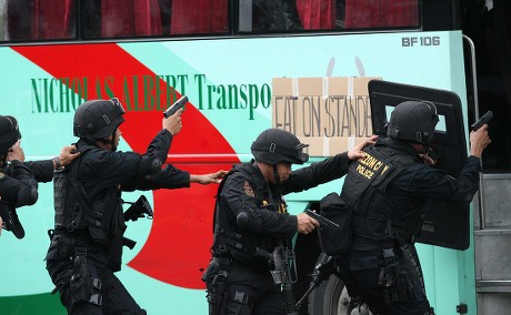 Filipino Police Special Weapons Tactics Swat Editorial Stock Photo ...