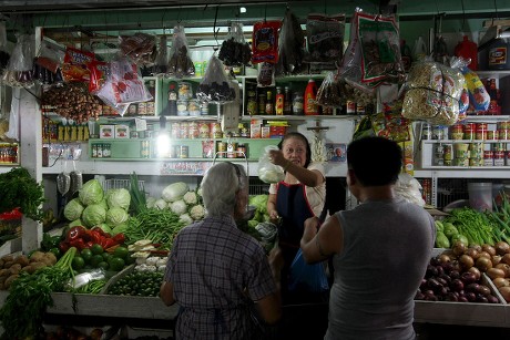 Filipino Vendor Attends Customers Public Market Editorial Stock Photo ...