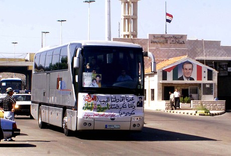Convoy 14 Buses 650 Iraqi Exiles Editorial Stock Photo - Stock Image ...